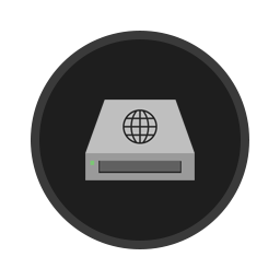 network, drive icon