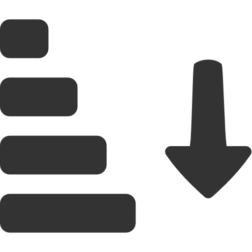 sorting, generic icon