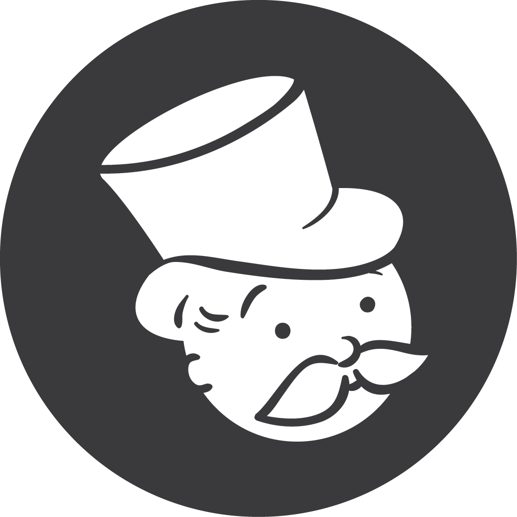 Monopoly, grey icon