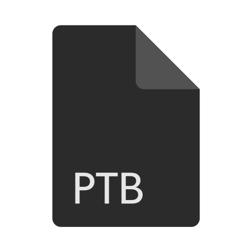 Extension, File, ptb, Format icon