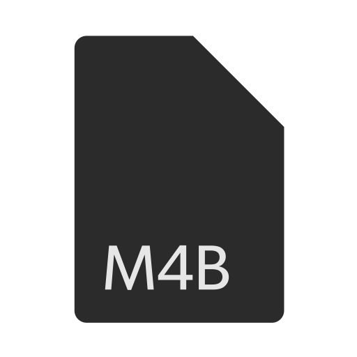 Format, m4b, Extension, File icon
