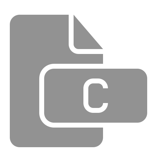 document, File, C icon