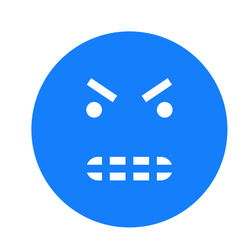 Teeth, Face, Angry icon