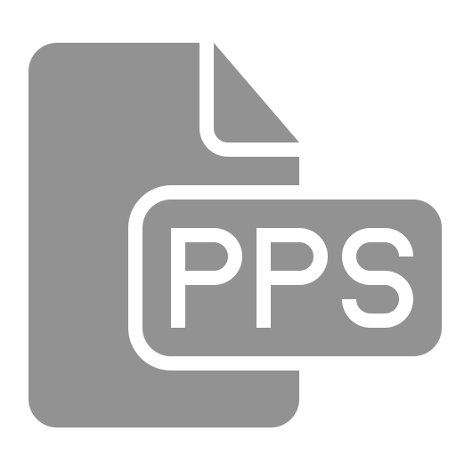 File, Pps, document icon