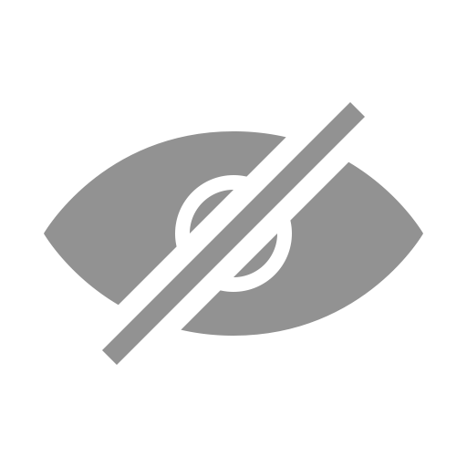 Eye, hidden icon
