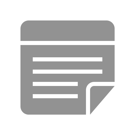 Note, Text icon