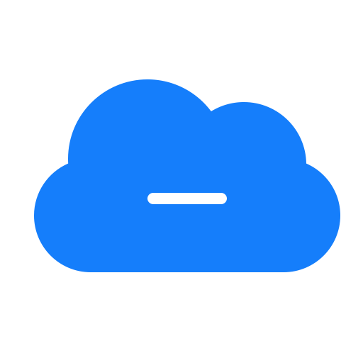 Cloud, remove icon