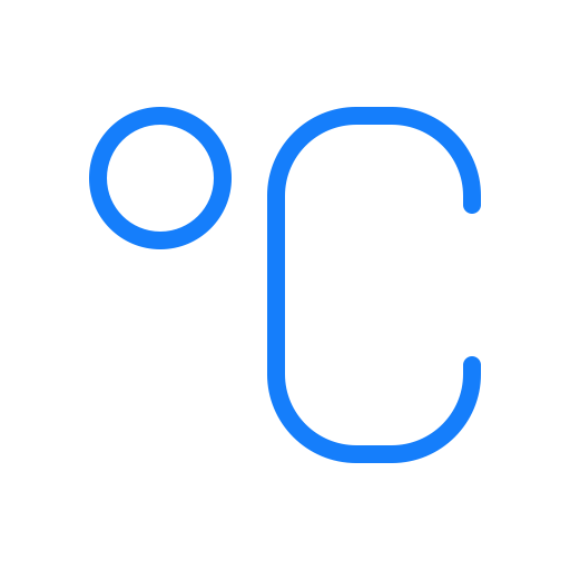 Celsius, degree icon