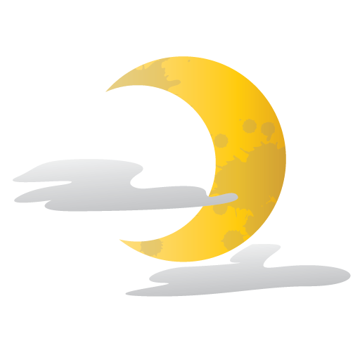 scary, half, halloween, Moon icon