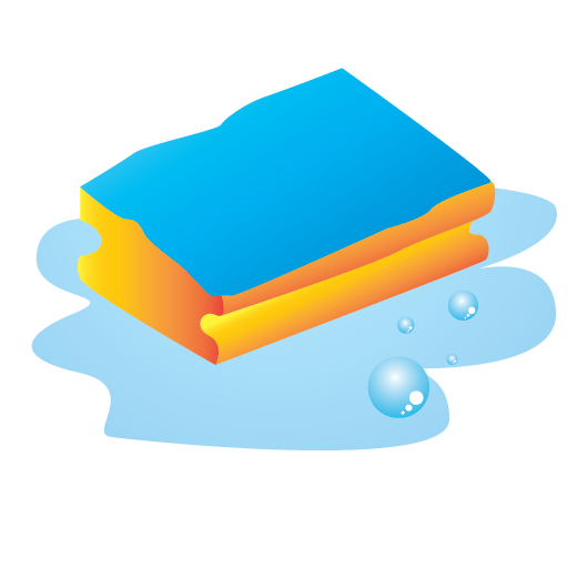 Kitchen Sponge Clipart