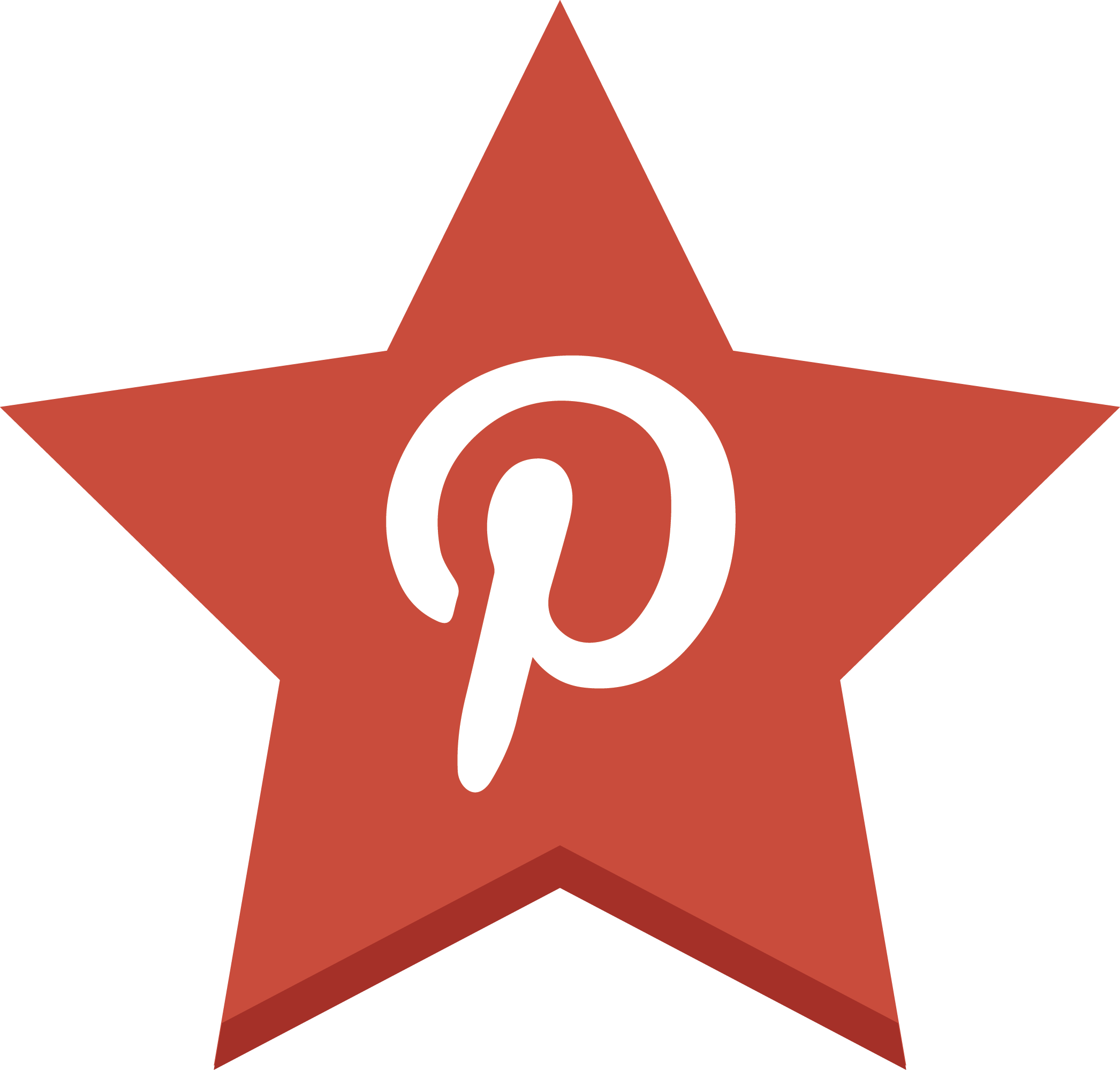 pin, pinterest, Favorite, star icon