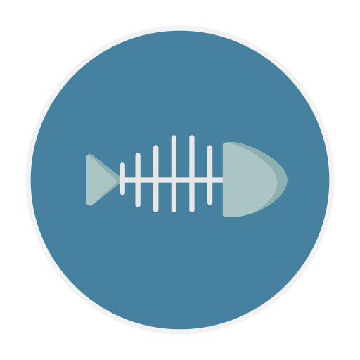 Bone, fish icon