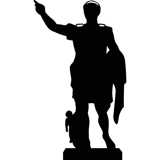 italy, rome, Statue, Monuments, Sculpture, Caesar, emperor icon