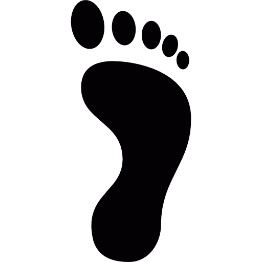 step, barefoot, Feet, steps icon