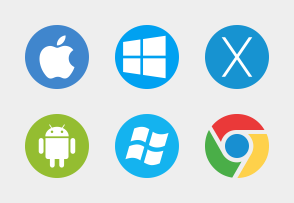 Flat Round System Icon