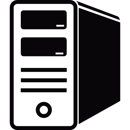 case, tower, Server, technology, Computer icon