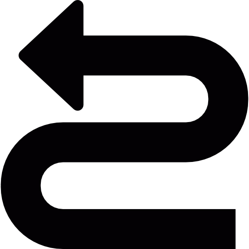 Arrows, Direction, Sinuous, Trajectory, Winding, Curves icon