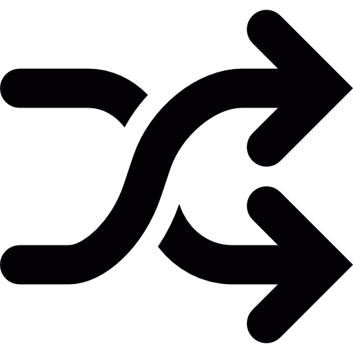 Arrows, Arrow, Mix, Shuffle Arrows icon