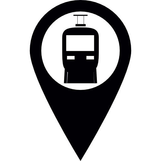 Map Point, Map Locator, Train Station, Maps And Flags, pin, train, map ...