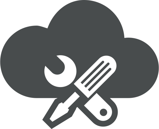 Cloud, tools, Cloud computing, settings icon