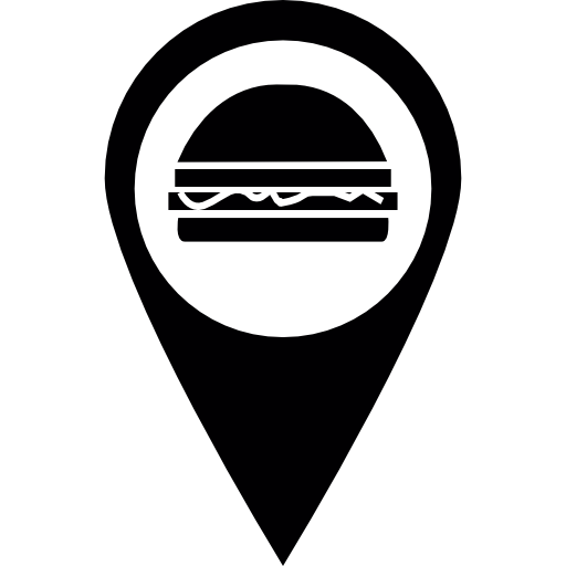 Fast food, Maps And Flags, junk food, Burger, Gps, hamburger icon