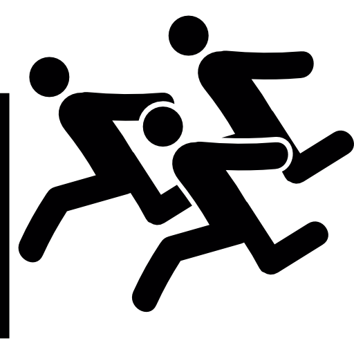 Run, sports, winner, Runners, Finish Line, racing, competition icon