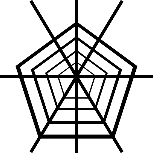 polygonal, Spiders, Animal, geometric, Polygon, Animals, Shaped icon