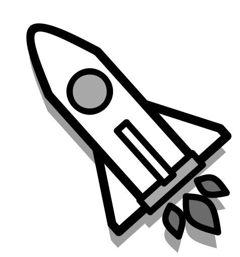 Satellite, racket, Rocket, spacecraft, Socket, spaceship, space icon