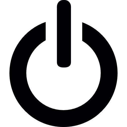 power button, signs, power, Computer, power on icon