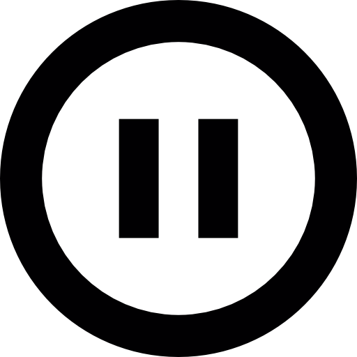 Pause Button Png Black