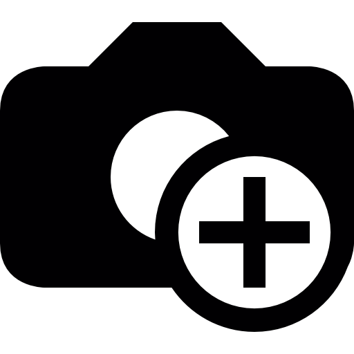 Camera, Add, photo, Plus Sign, adding, interface icon