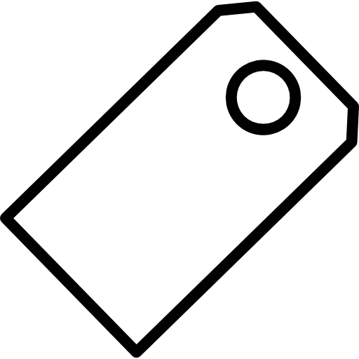 Empty, tag, Shop, Labels, tags, shapes icon