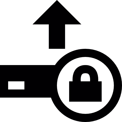 Lock, interface, Arrow, padlock, locked, Up, uploading icon