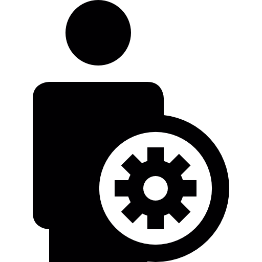 gears, Options, Configurations, Users, interface, Avatar, profile icon