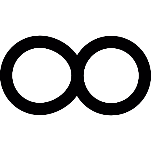 Circles, Cirular, Binoculars, shapes, Two Circles icon