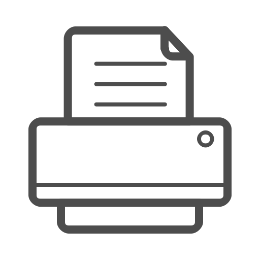 printer icon, printer, printer line icon icon