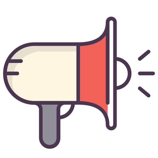 Megafone, Loud, megaphone, megafon, Attention, Broadcast, Alert icon