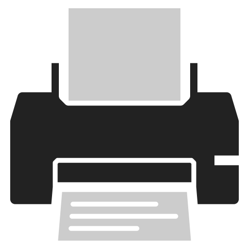 Print, printer, printing, printout icon