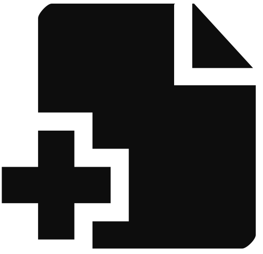Add, files, Add file icon