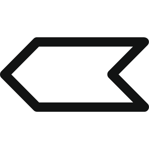 Label, Left, tag, Arrow, Arrow left, stroke arrow, luxury icon