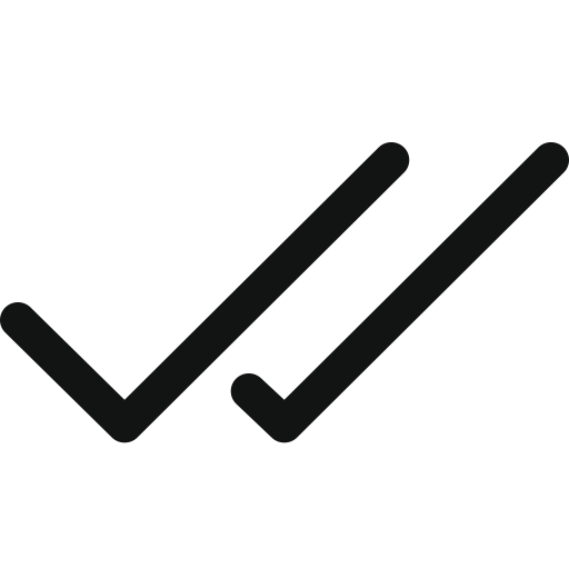 two checks, doublecheck, Checks icon
