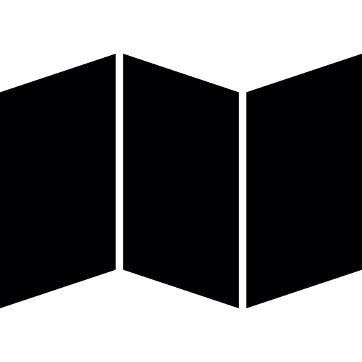 Maps, folding, Map, Origami, Art, fold icon