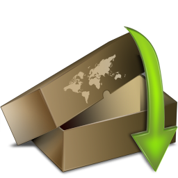 fall, download, descending, Down, Descend, Decrease, Boxv icon