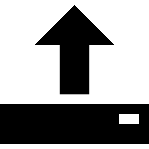uploading, storage, interface, up arrows icon