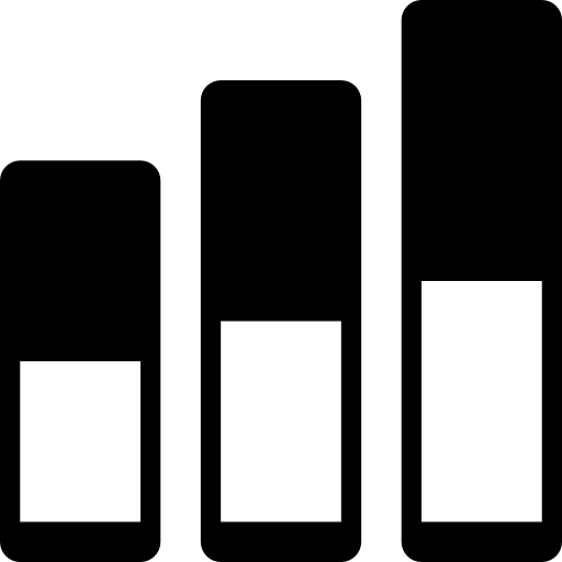 shapes, Bar, graph, chart, Ascending, graphic icon