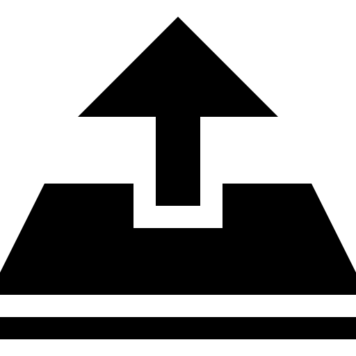interface, outbox, uploading, up arrow, directional icon