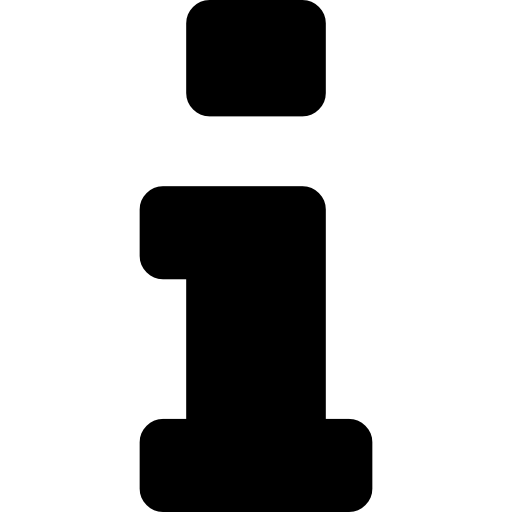 Info, interface, Letter, Information, Letter I icon