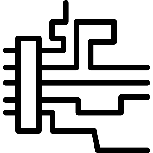 line, lines, Line Group, Computer Lines, technology, motherboard icon