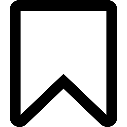 interface, bookmark, tools, bookmarks, shape, tool, outline, White icon