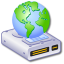 network, Hard, drive icon